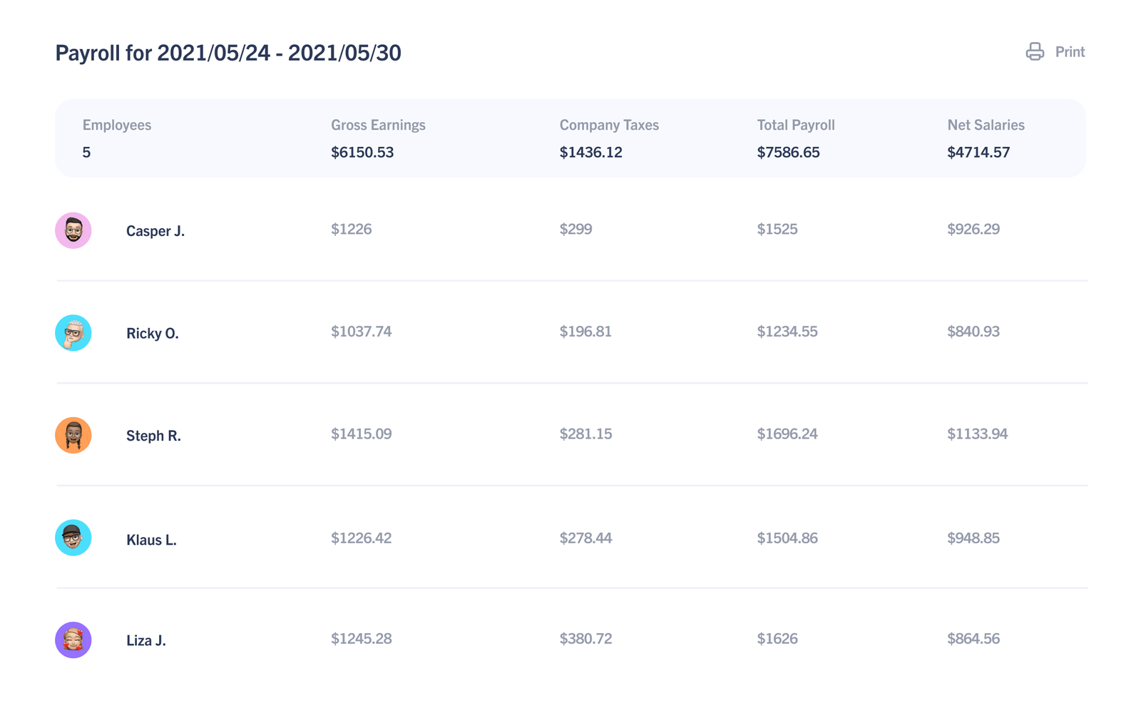 Salsa - Easy Payroll Building